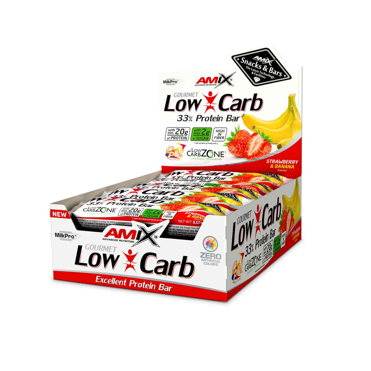 Low-Carb 33% Protein Bar – Amix Nutrition